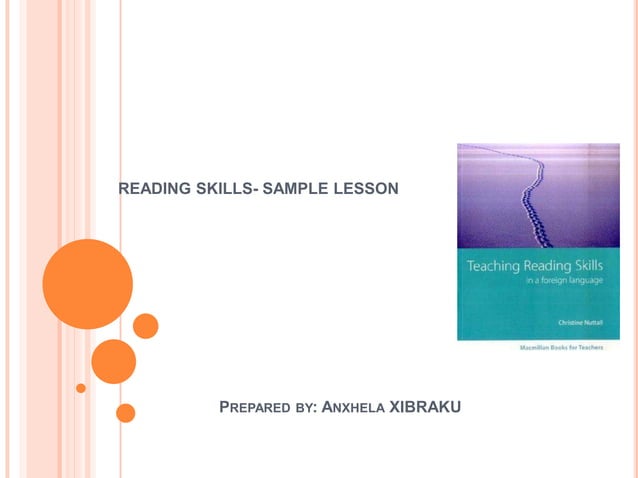 READING SKILLS- SAMPLE LESSON | PPTX