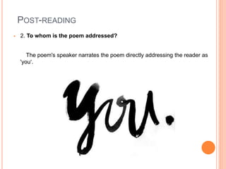 READING SKILLS- SAMPLE LESSON | PPTX