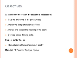 READING SKILLS- SAMPLE LESSON | PPTX