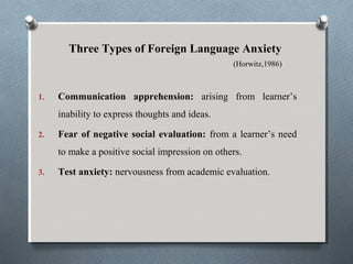 The Effect of Language Anxiety on Students' Oral Test Performance and ...