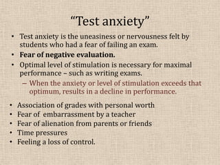 Anxiety & stress - managment & general concept | PPT