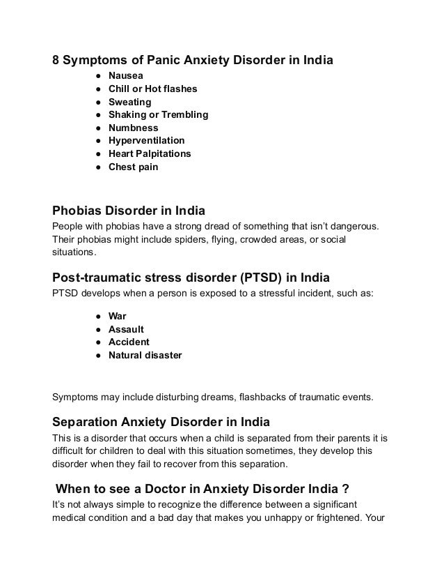 Anxiety-Disorder-savasthacare. | PDF