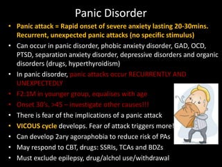 Anxiety Disorders | PPTX