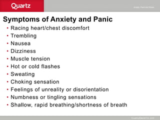 anxiety-panic-and-stressmanagment and education | PPT