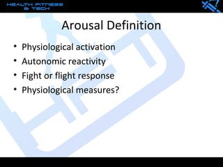 Arousal and Anxiety in Sport | PPT