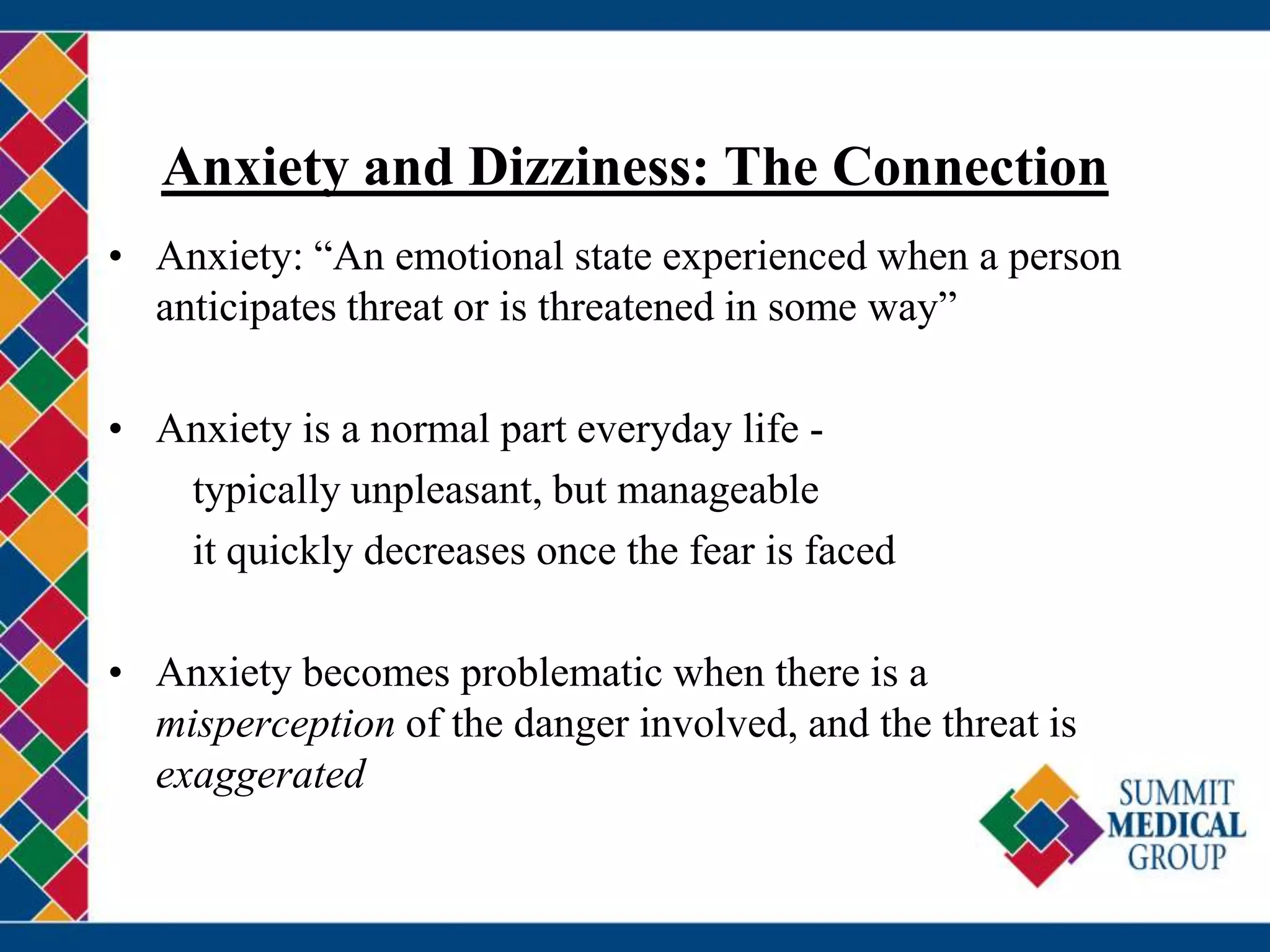 Balance Disorders: Dizziness & Vertigo | PPTX
