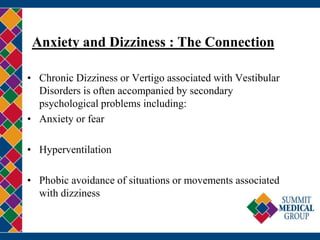 Balance Disorders: Dizziness & Vertigo | PPTX
