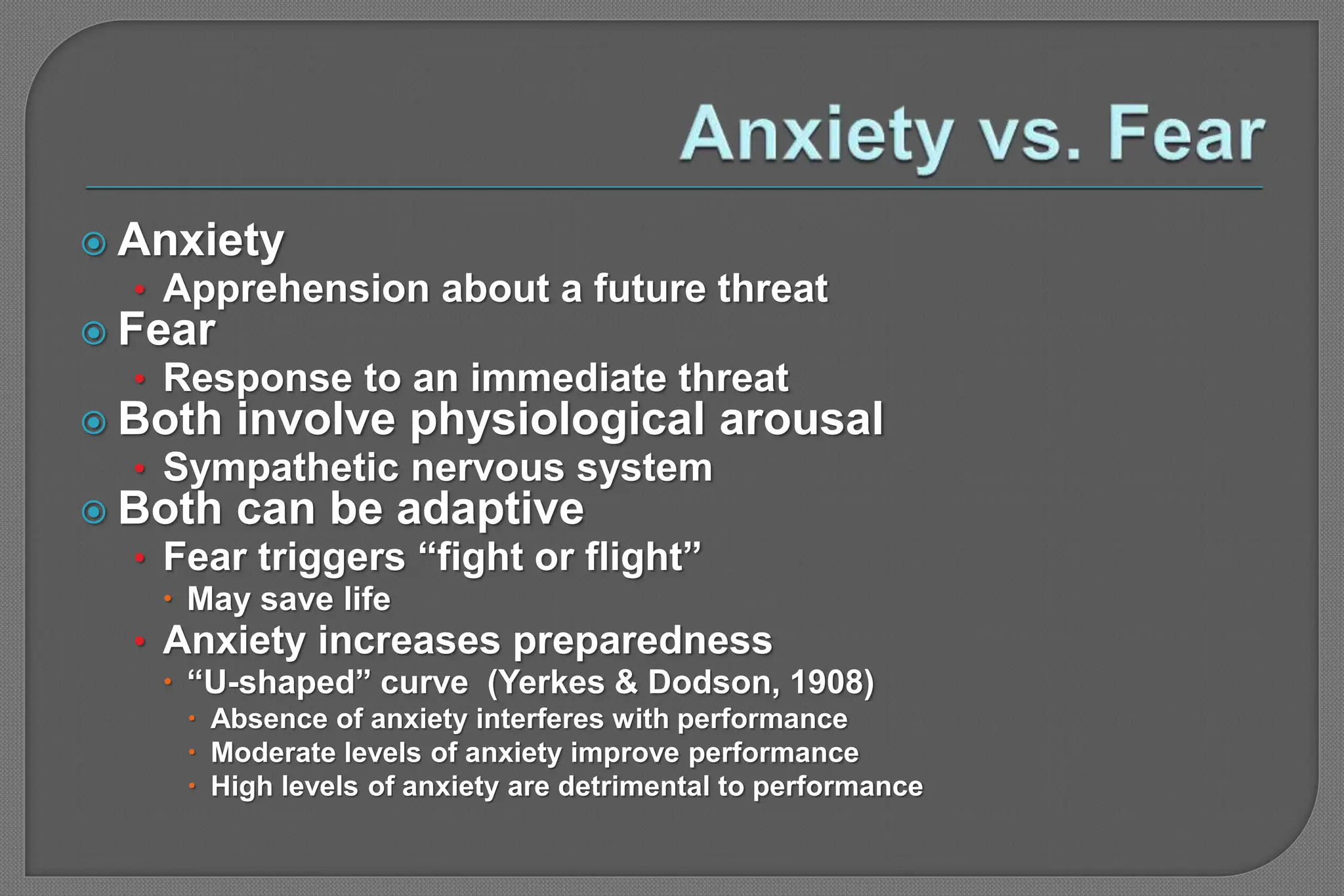anxiety_and_fear_GAD psychology medical lecture | PPT
