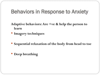 Anxiety & anxiety disorders lec 0005.ppt