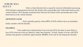Obsessive compulsive disorder- an anxiety disordrer | PPTX