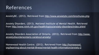 Anxiety disorders | PDF | Brain and Nervous System Disorders | Diseases ...