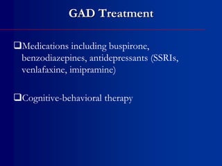 Anxiety disorder | PPT