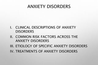 Anxiety Disorder.pptx | Mental Health | Diseases and Conditions