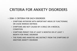 Anxiety Disorder.pptx | Mental Health | Diseases and Conditions