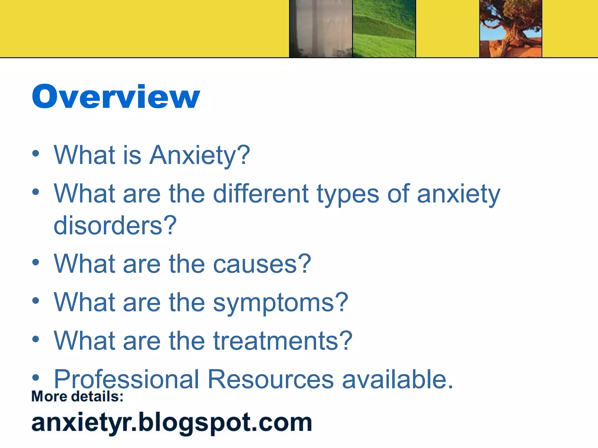 Anxiety disorder anxiety meaning anxiety attack | PPT