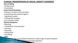 Anxiety disorder | PPT