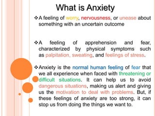 Anxiety Definition