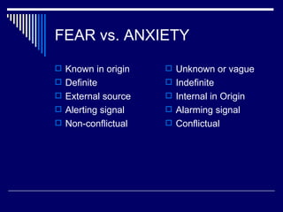 Anxiety disorders-SEC. A | PPT