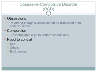 Anxiety disorders | PPT