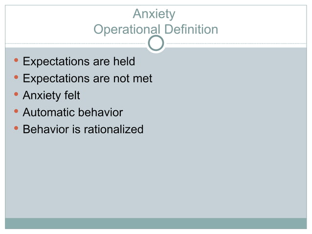 Anxiety disorders | PPT