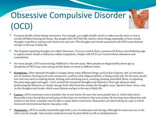 Anxiety disorders | PPT