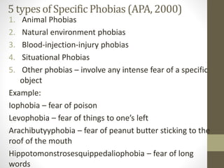 Anxiety disorders | PPTX