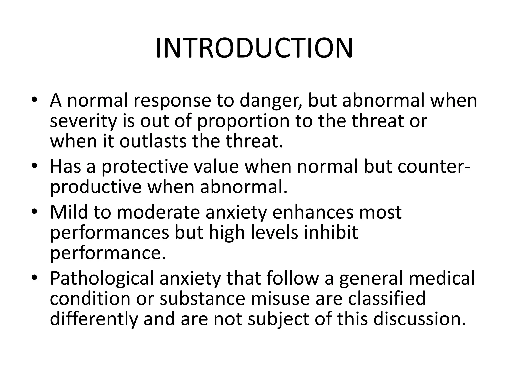 Anxiety disorders | PPTX | Sleep Disorders | Diseases and Conditions