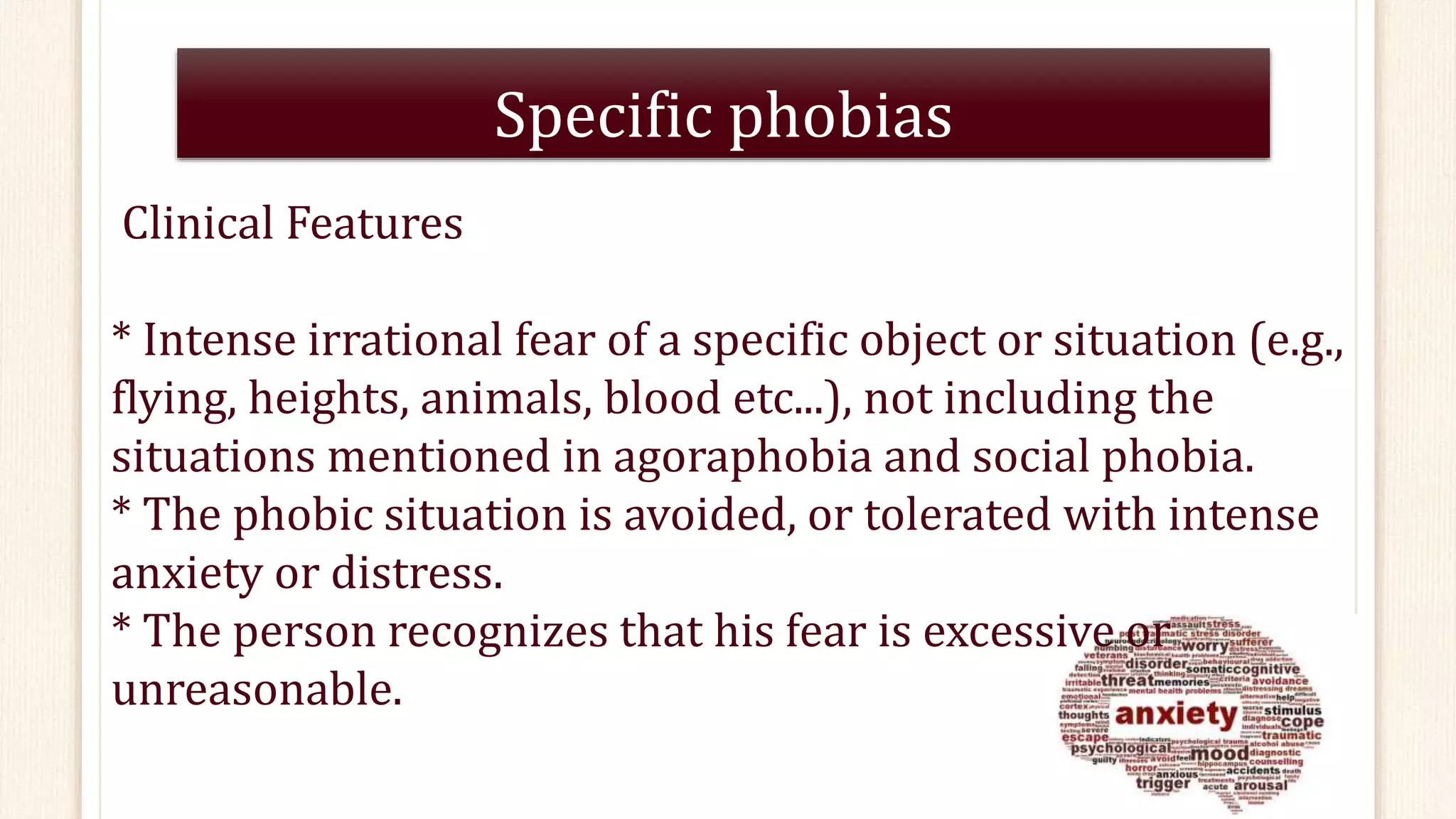 Anxiety disorders -defen | phobias | panic attack |causes | management ...