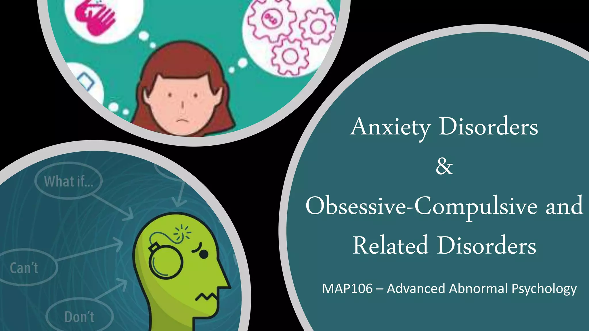 Anxiety disorders | PPTX