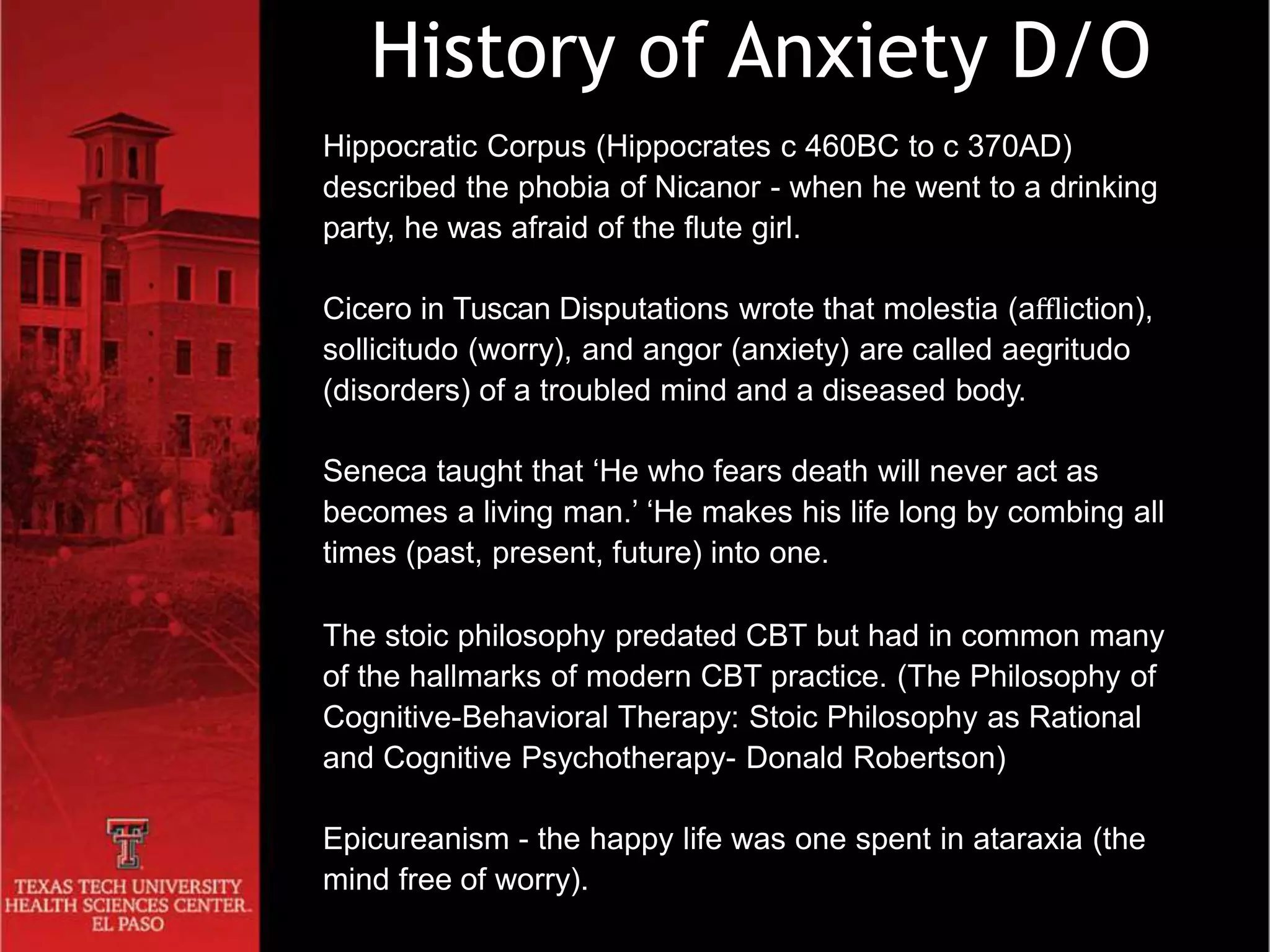 Anxiety disorders | PPTX