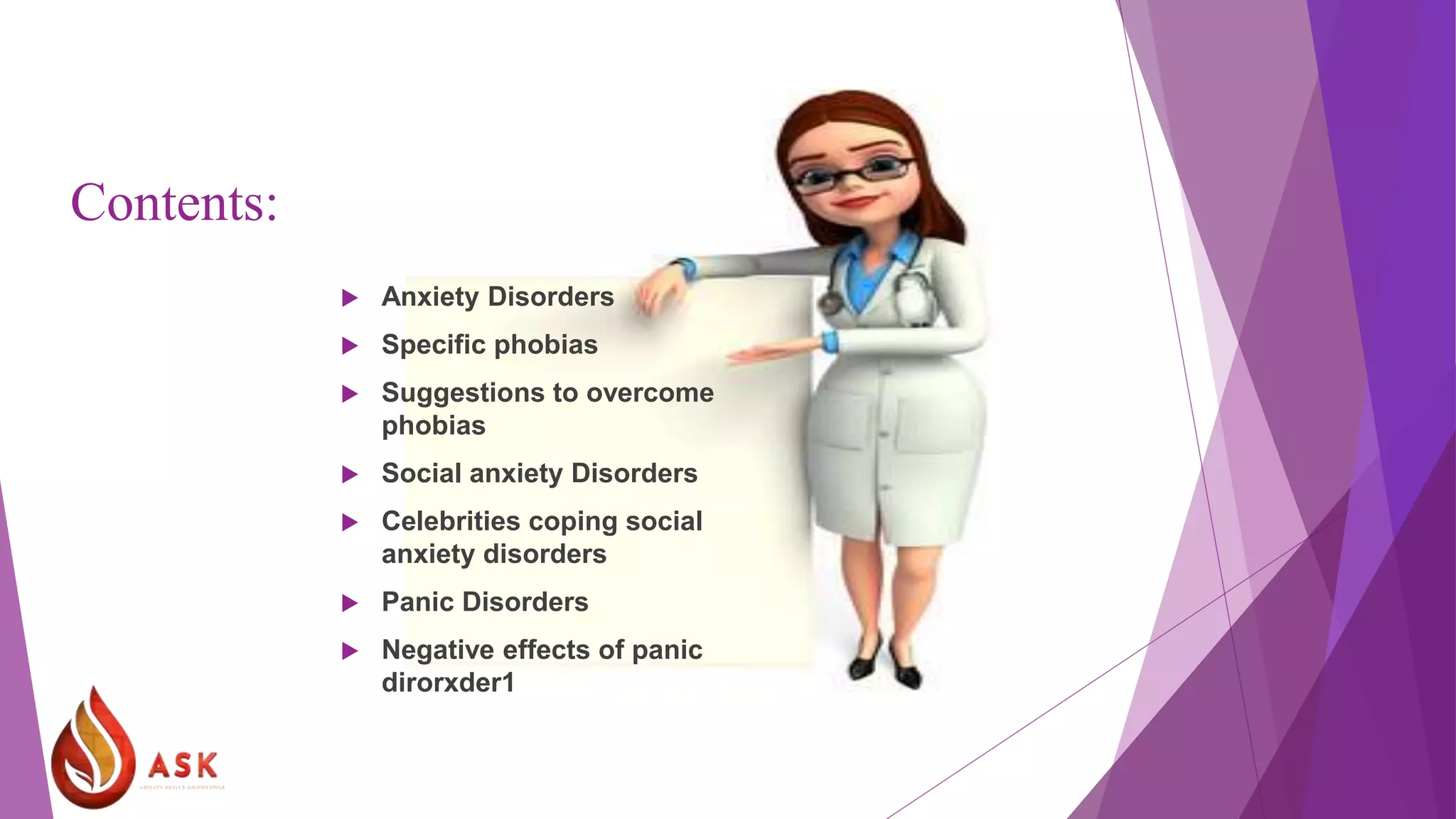 Anxiety Disorders | PPT