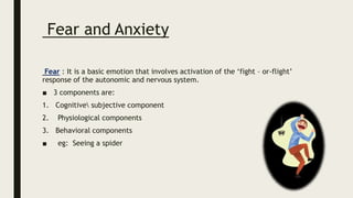 Anxiety disorders | PPT
