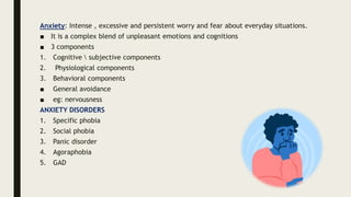 Anxiety disorders | PPT