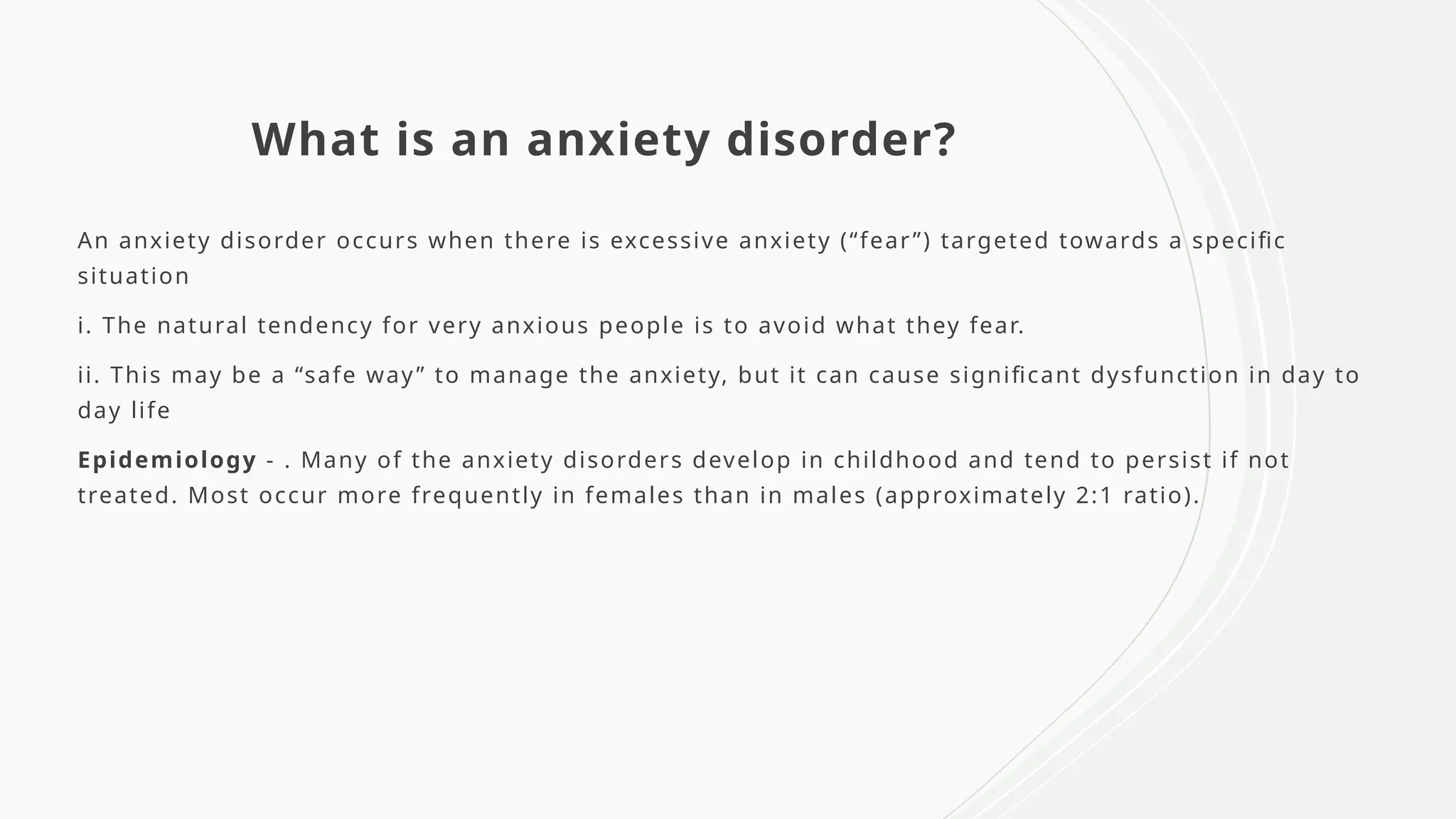 anxiety disorders.pptx................... | PPT