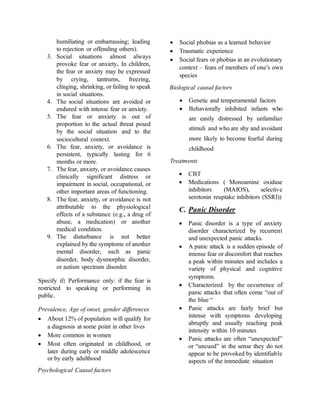 ANXIETY DISORDERS and its types, diagnosis and treatment.pdf