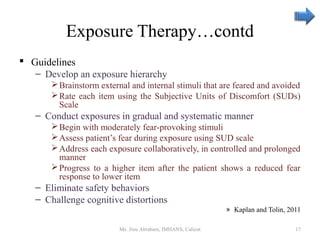 Anxiety Disorders - Treatment and Management | PPT