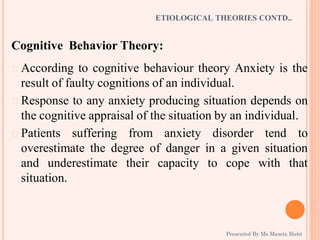 Anxiety disorders | PDF