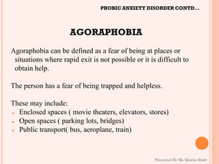 Anxiety disorders | PDF