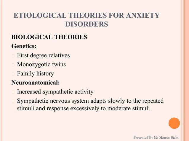 Anxiety disorders | PDF