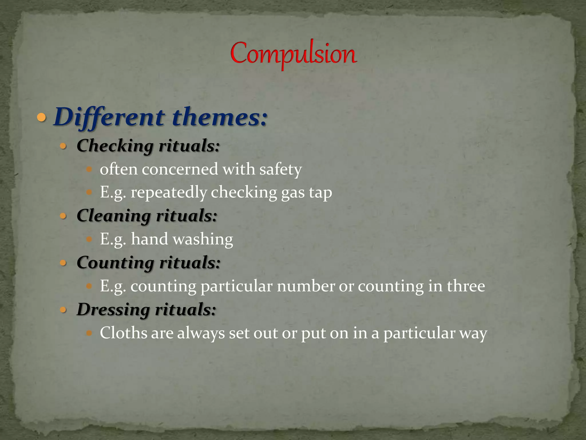 Anxiety disorders and obsessive compulsive Disease | PPTX