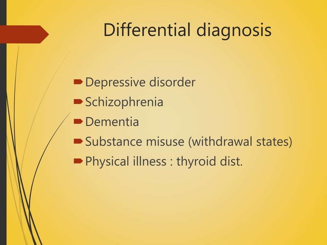 Anxiety Disorders PPT Presentation. | PPT | Brain and Nervous System ...