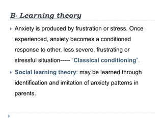 Anxiety disorders for undergraduates | PPT