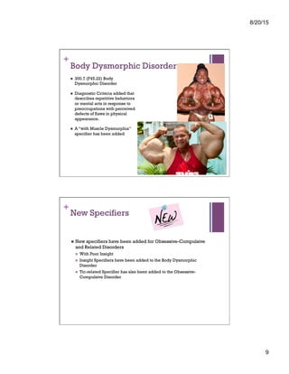 DSM-5: Anxiety Disorders, OCD, and Disruptive Disorders | PDF