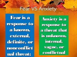 Anxiety disorder | PPT