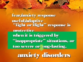 Anxiety disorder | PPT