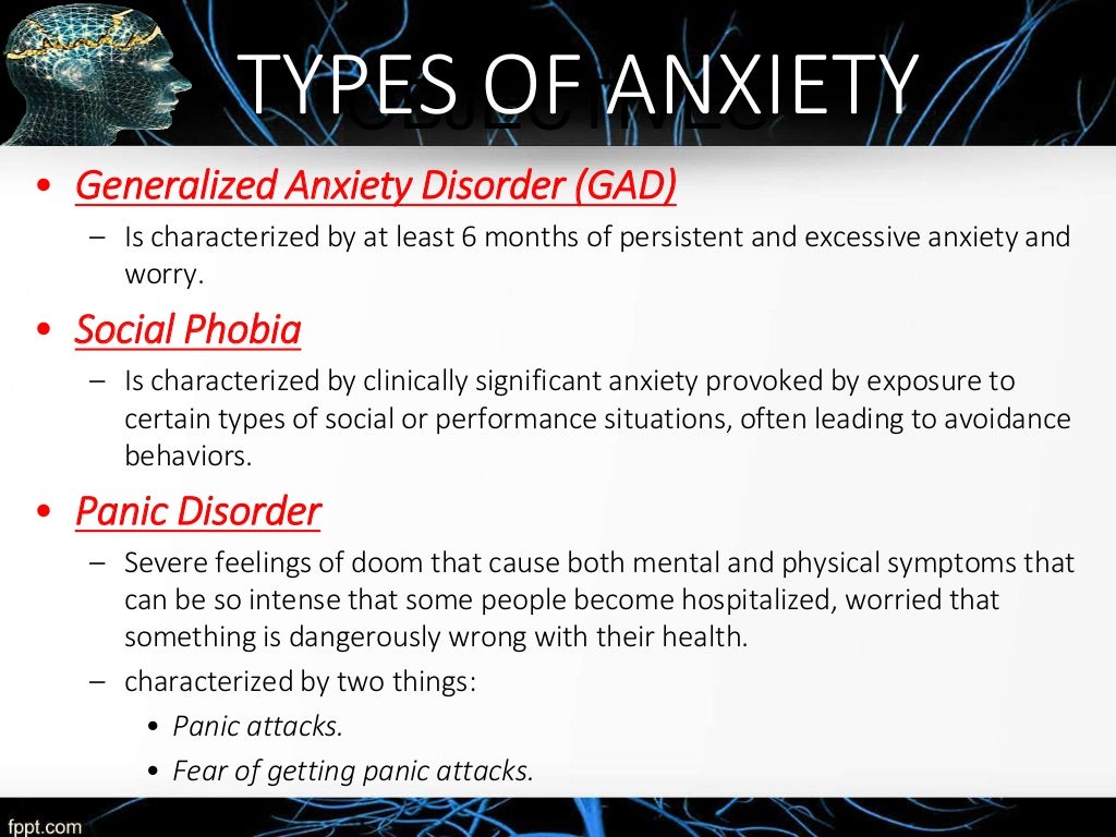 Anxiety Disorders