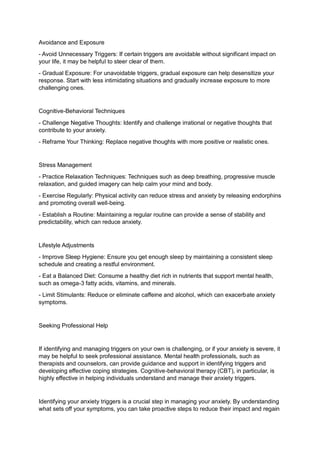 Understanding Anxiety: A Comprehensive Guide | PDF