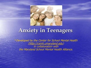 Anxiety in Teenagers.ppt