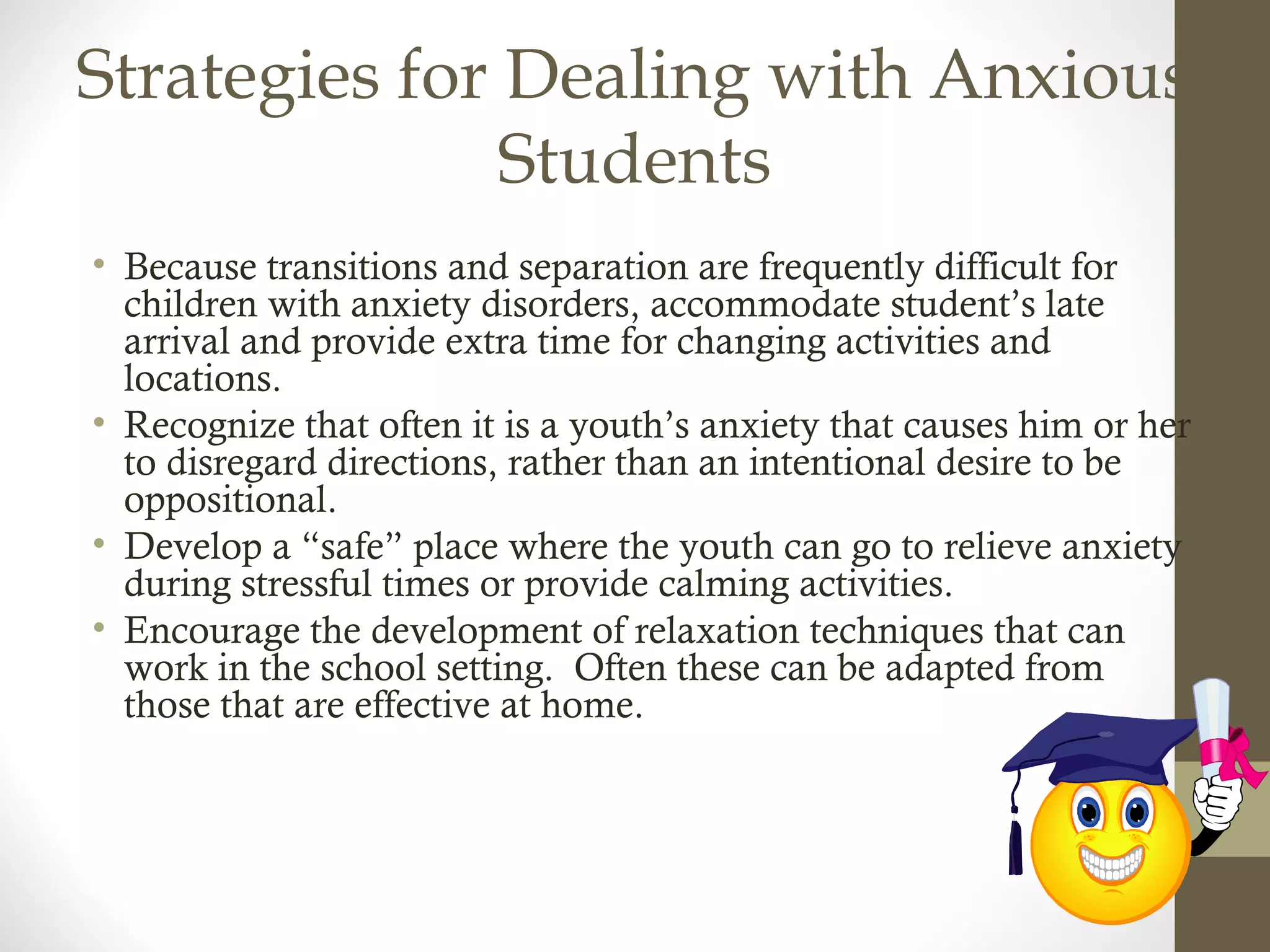 Anxiety in teenagers for educators | PPT