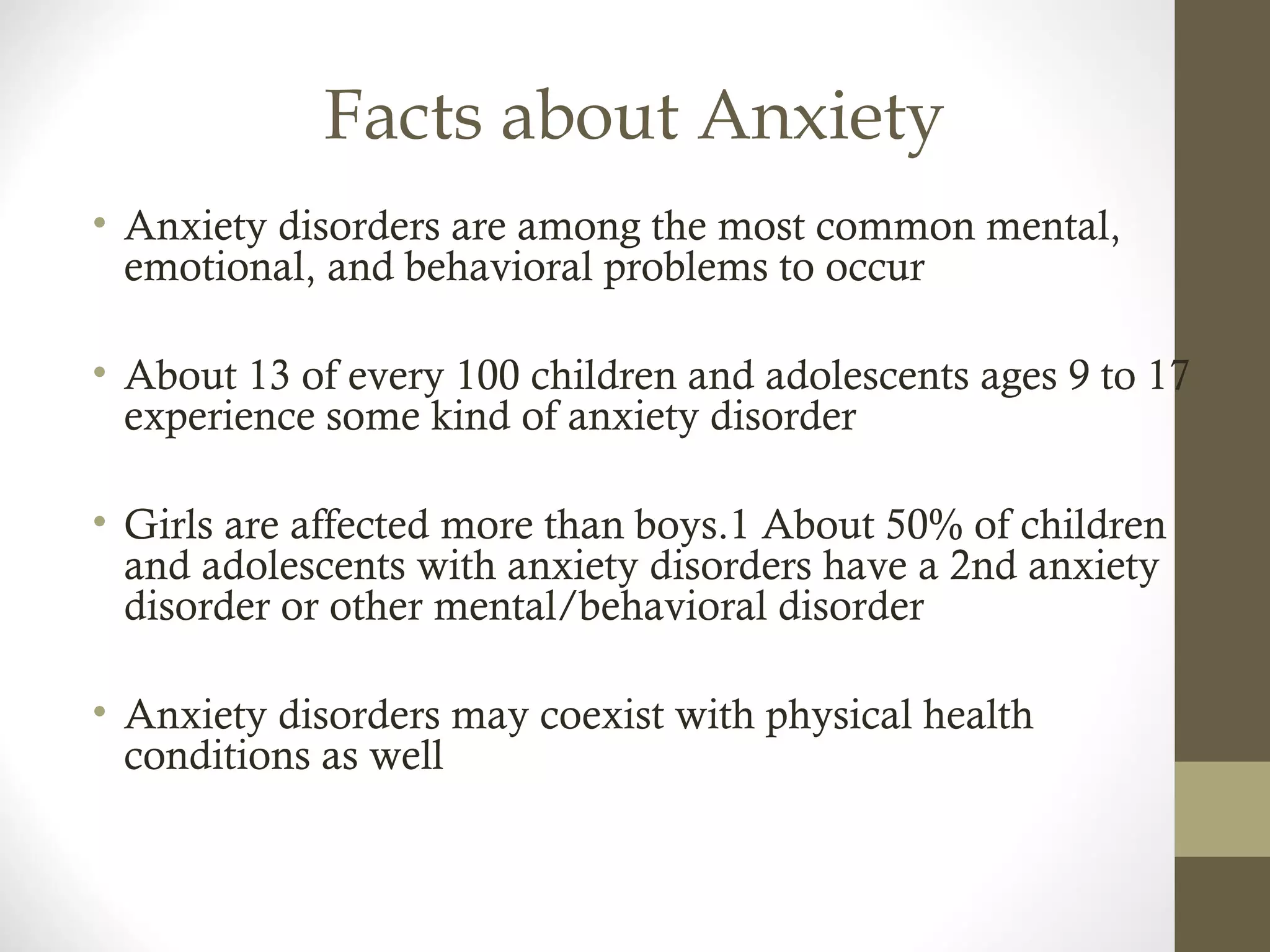 Anxiety in teenagers for educators | PPT